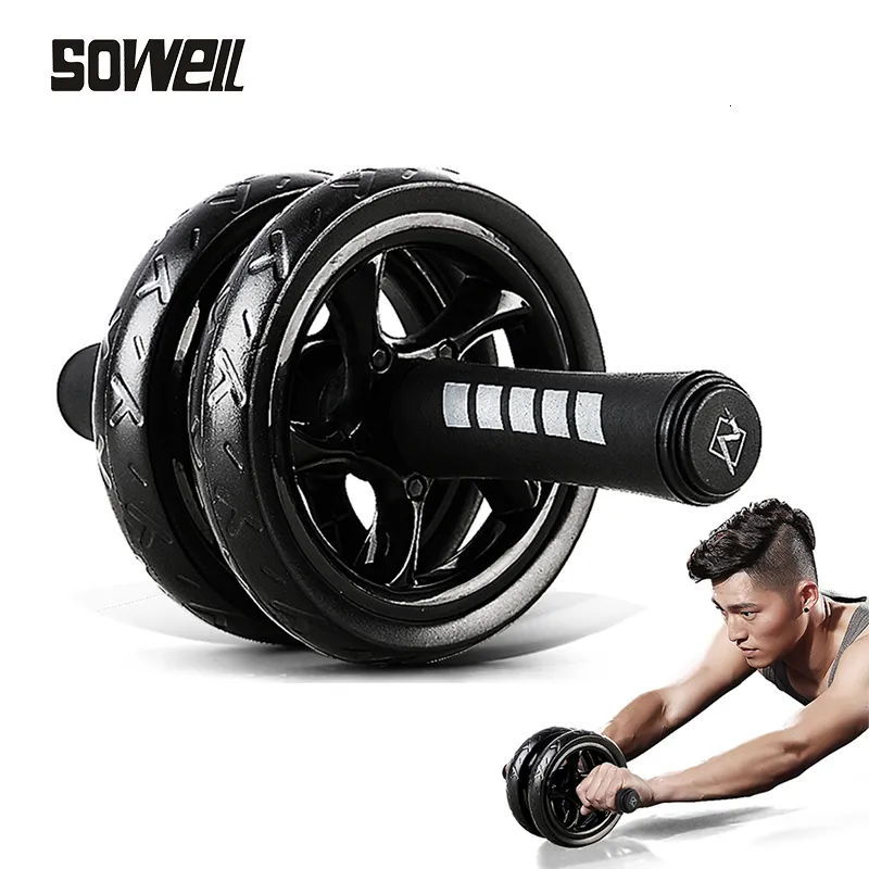 Abdominal Trainer Wheel - Core Workout Equipment for Home Gym, Double ...