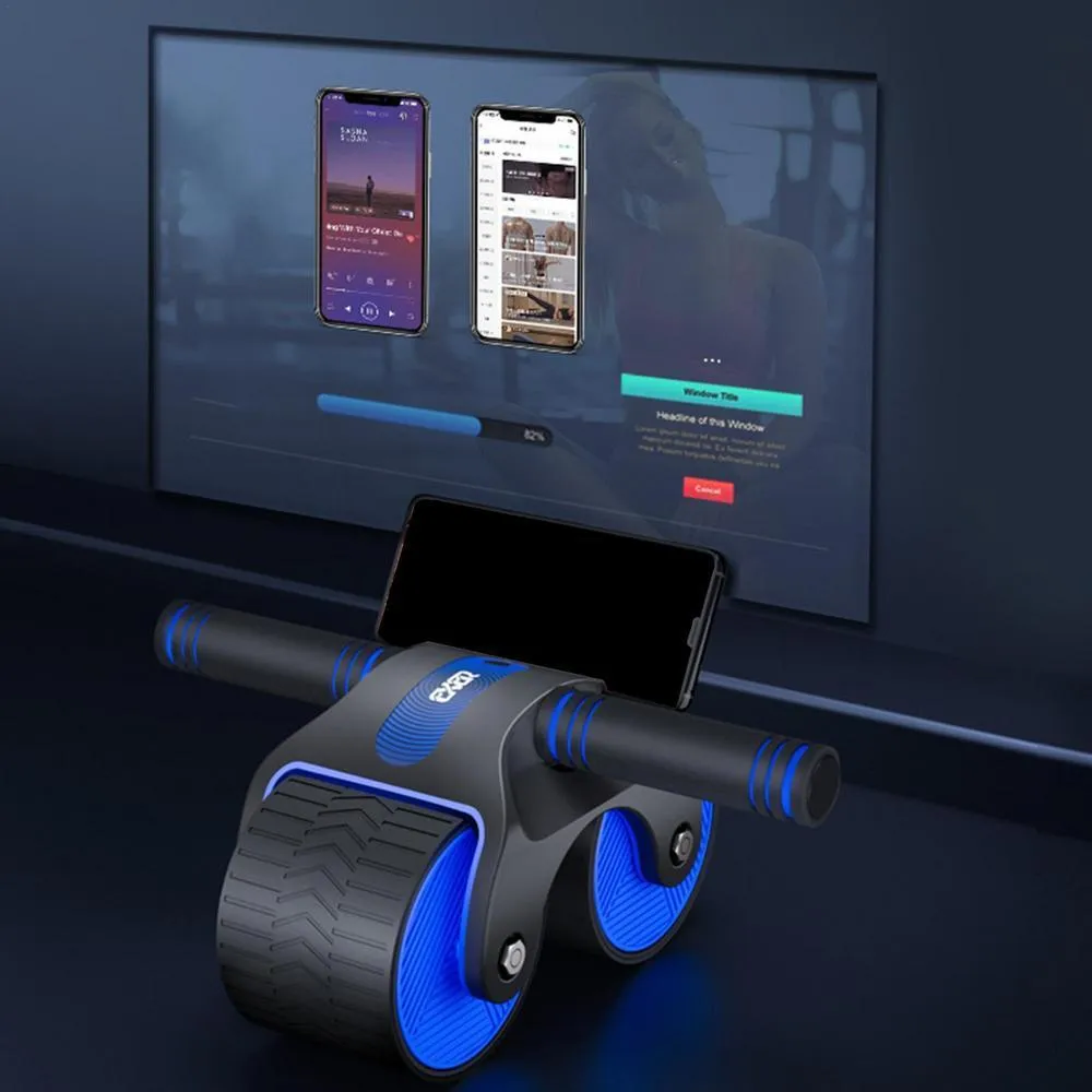 Abdominal Wheel Exerciser For Core Workouts Automatic Rebound Abdominal ...