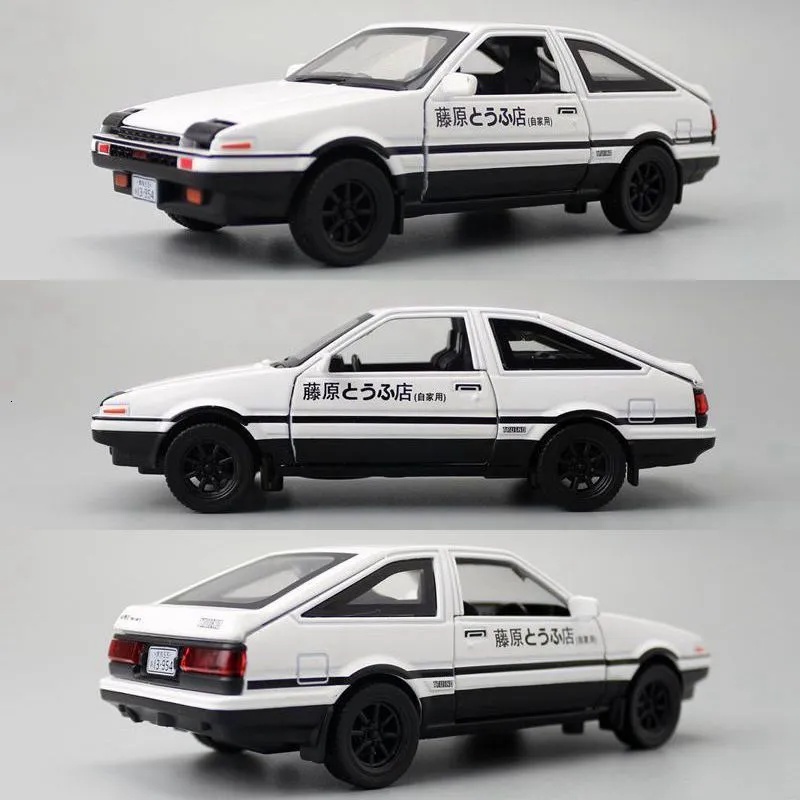 1:32 Scale Diecast Model AE86 Toy Car With Pull Back Action, Sound And ...