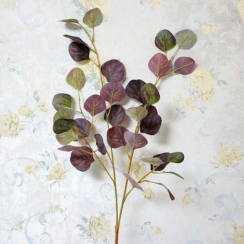 Long Stem Eucalyptus Branch - Artificial Silk Flowers, Realistic ...