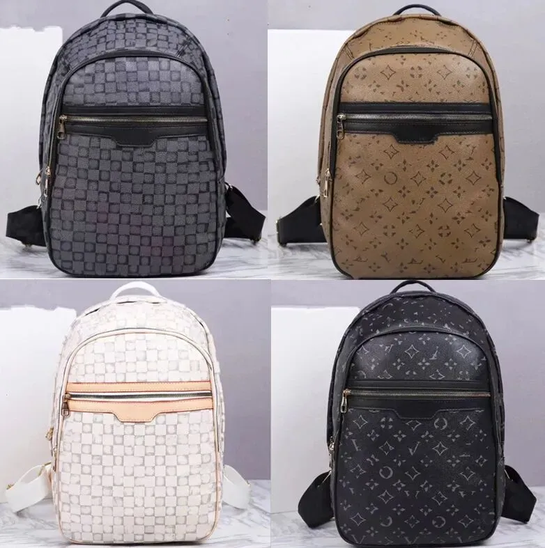 Designer Large Capacity Leather Travel Backpack For Men And Women Ideal ...