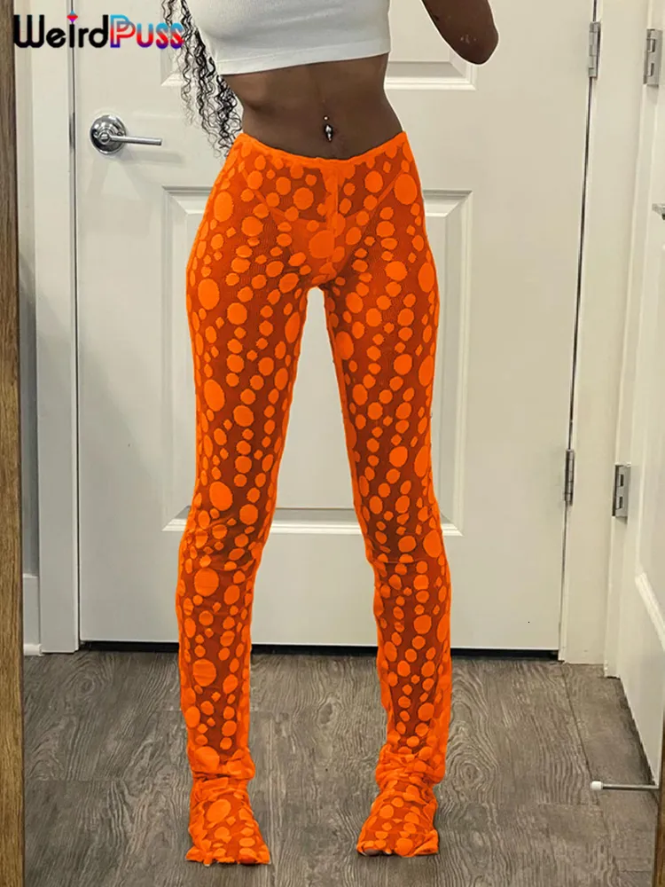 DHgate.com:Sexy Sheer Leggings for Women - 2024 See-Through Dot Print ...