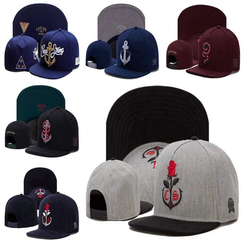 Cayler & Sons Baseball Snapback Hats Snake Rose Design CS NO NEW ...