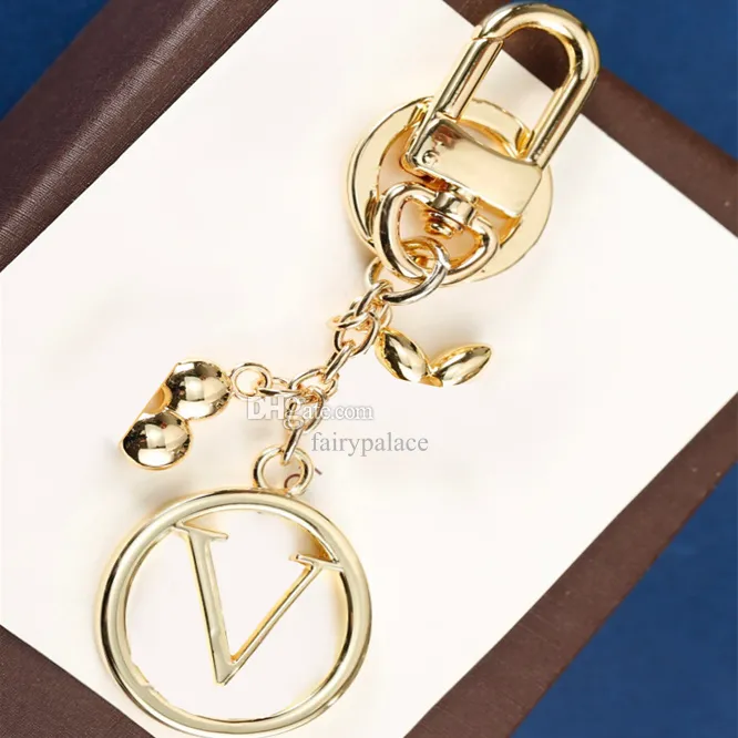 New Style Gold Keychains Luxury Designer Keychain... From Fairypalace ...