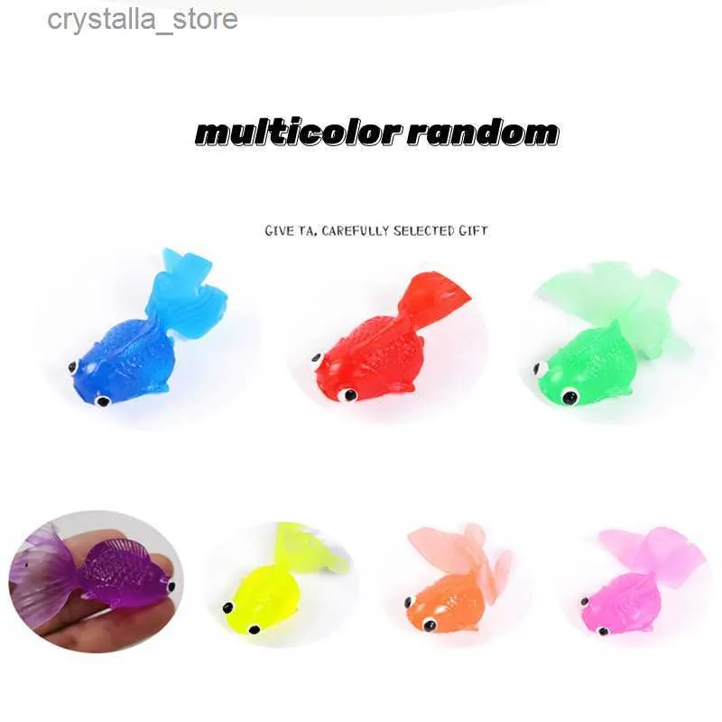 DHgate.com:Vivid Goldfish Bath Toys - Set of 6 Soft Rubber Miniature ...