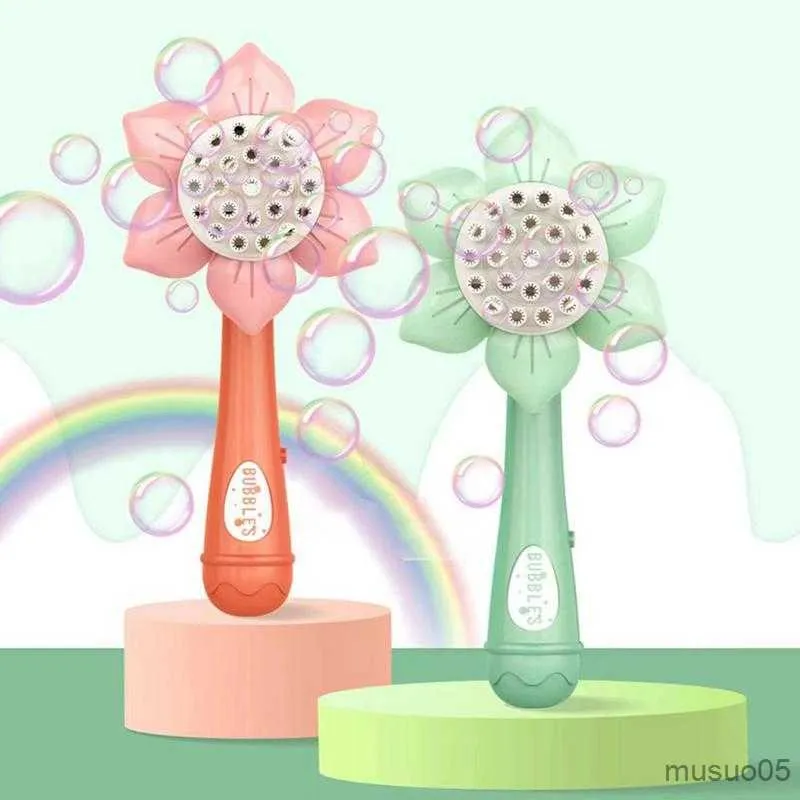 DHgate.com:Sunflower Design Electric Bubble Maker Machine with 23 Holes ...