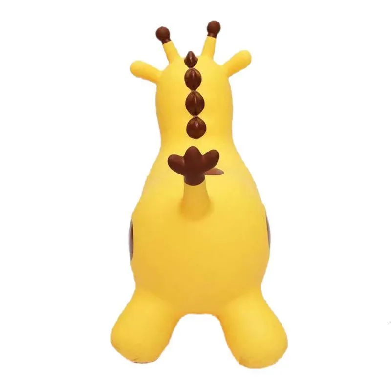Inflatable Animal Hopper - Bouncy Horse & Giraffe Ride-On Toy for Kids ...