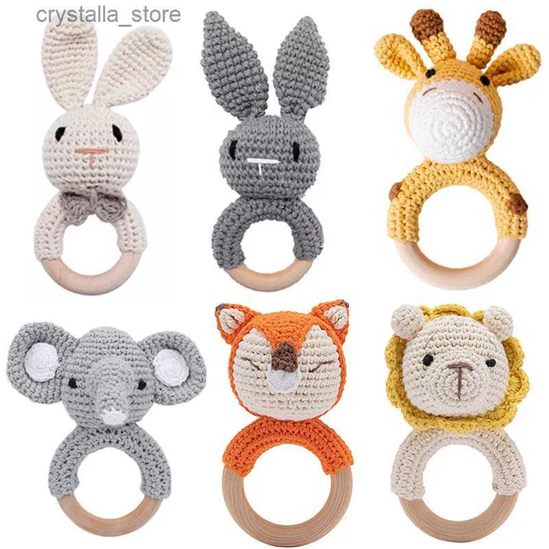 DHgate.com:Wooden Crochet Rattle with Teether - Unique Baby Gift ...