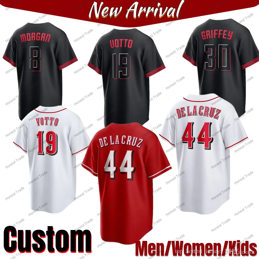 Custom Stitched City Black Custom Baseball Tees Featuring Elly De La ...