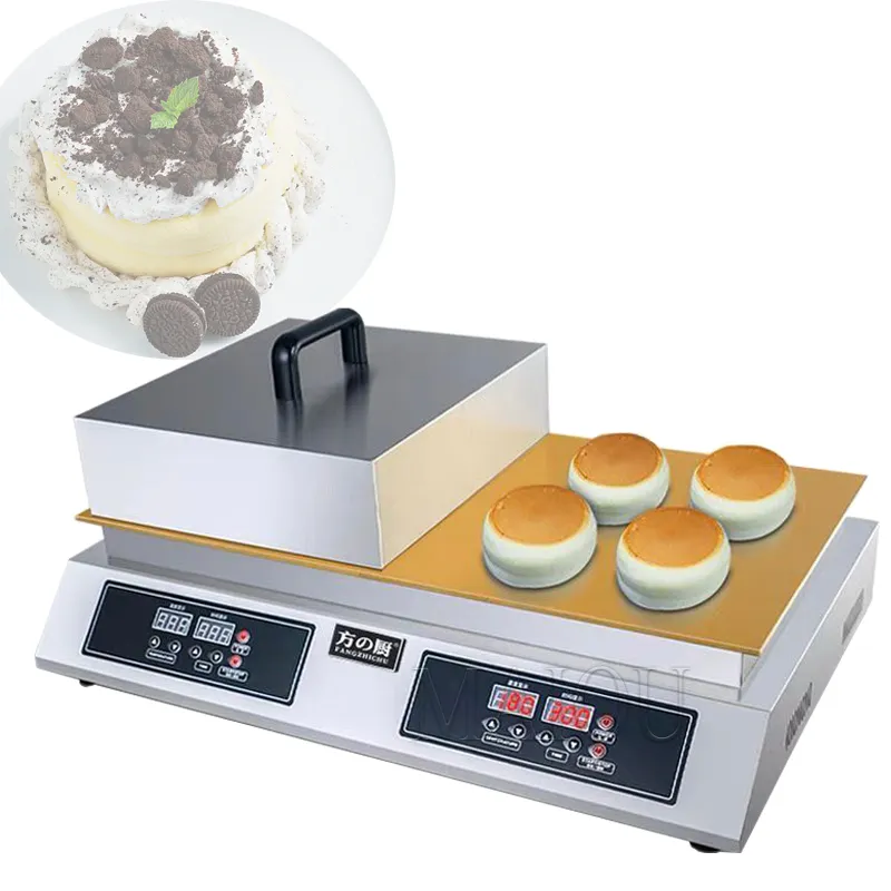 Double Plate Souffle Maker: 2600W Electric Pancake Machine - Commercial ...