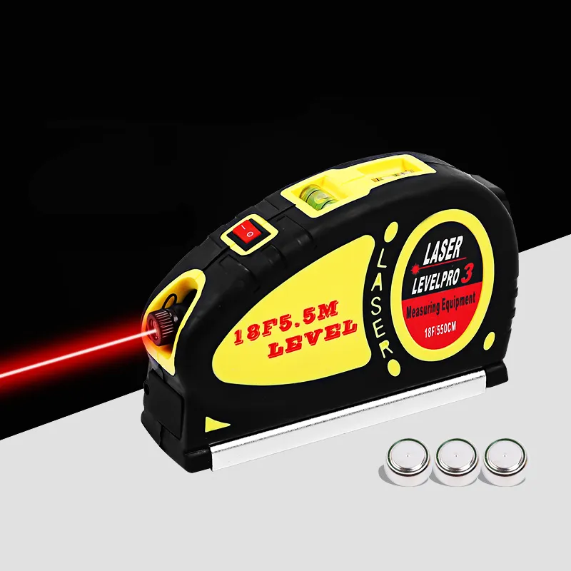 Multifunctional Laser Level Tape Measure - Infrared Alignment Tool with ...