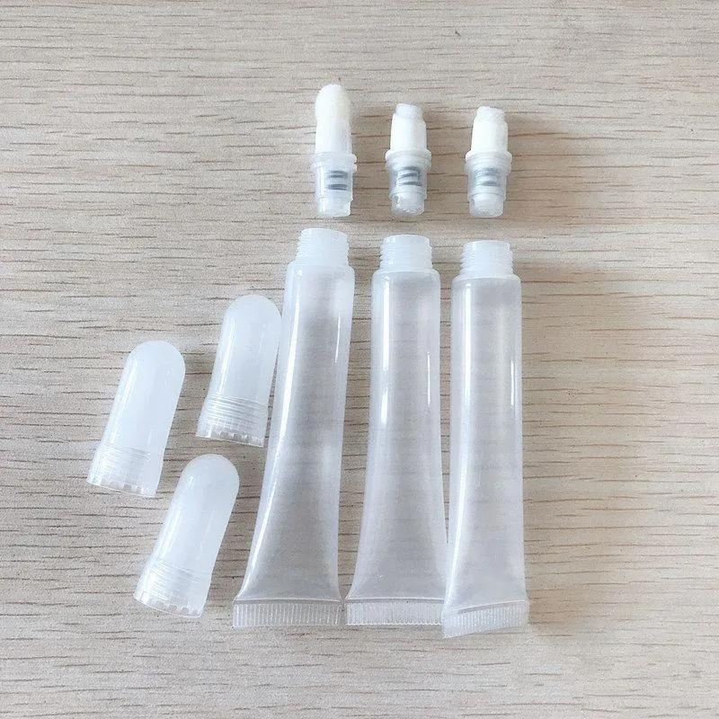 10ml Empty PE Refillable Plastic Tubes For Lip Gloss Fast Shipping ...