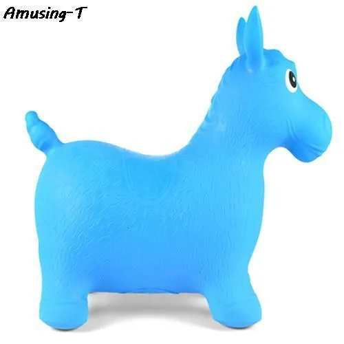 Inflatable Bouncy Horse Hopper Toy For Kids Unicorn Helium Balloon ...