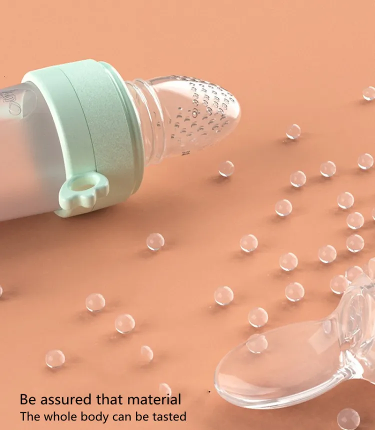 Cups Dishes Utensils Baby Feeding Bottle Teething Mesh Bag Silicone ...