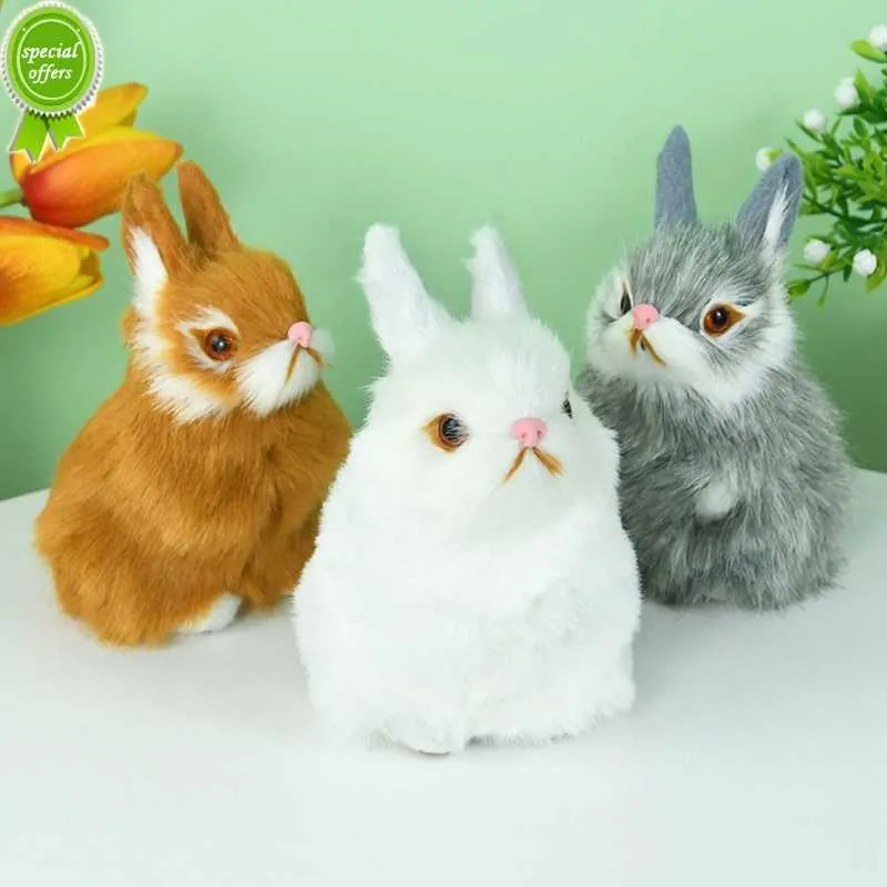 Realistic Easter Bunny Plush Toy Perfect For Home Thrifty Decor Chick ...