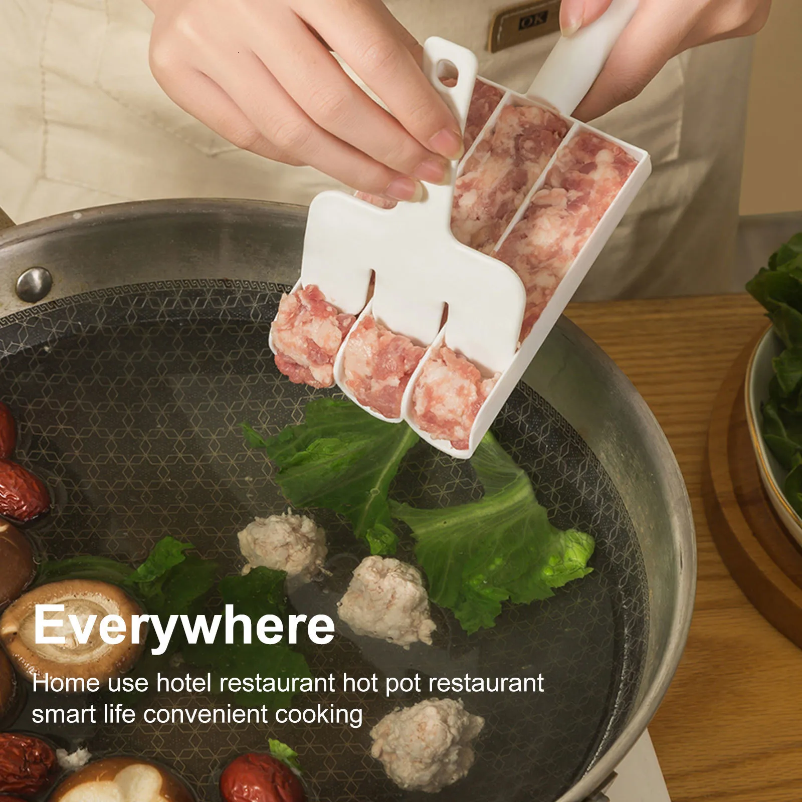 DHgate.com:Plastic Meatball Maker Mold - Create Homemade Lean Meatballs ...