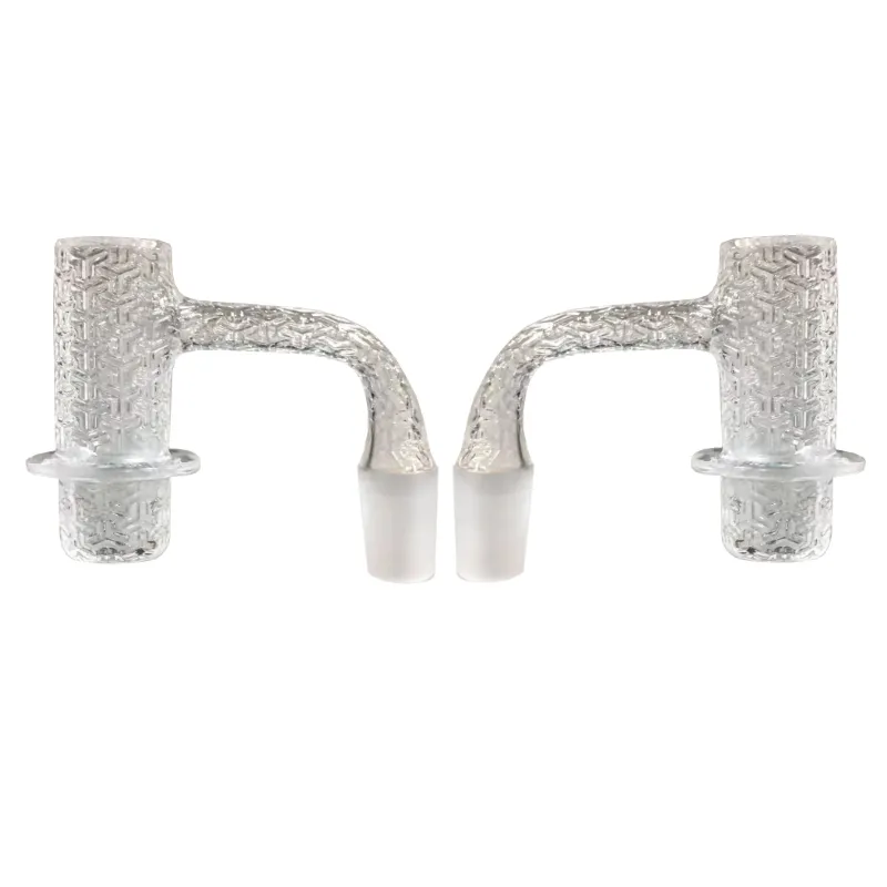 Fully Welded Quartz Banger Round Bottom Beveled Edge Seamless Weld For ...