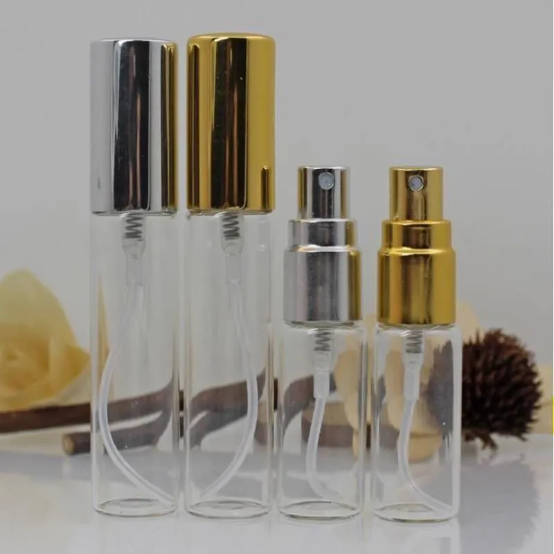 Refillable Perfume Spray Bottles Glass 5ml 10ml Fine Mist Atomizer with ...