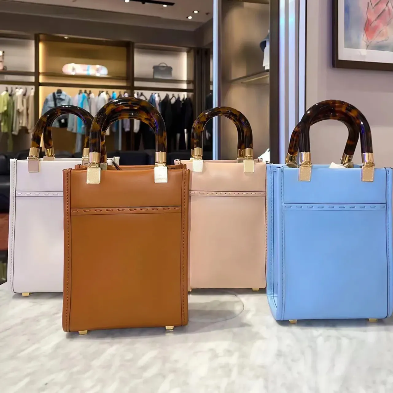 Luxury Designer Mini Mini Evening Bag With Glass Handle And Shoulder ...