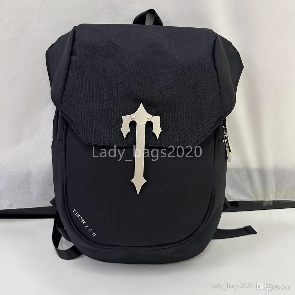 Trapstar Nylon Backpack Shoulder Bag For Men And Women, Black And ...