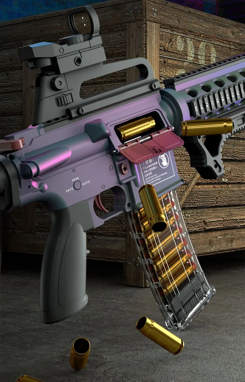 M4A1 Electric Toy Guns Nylon Soft Bullet Airsoft Rifle With Shell Eject ...
