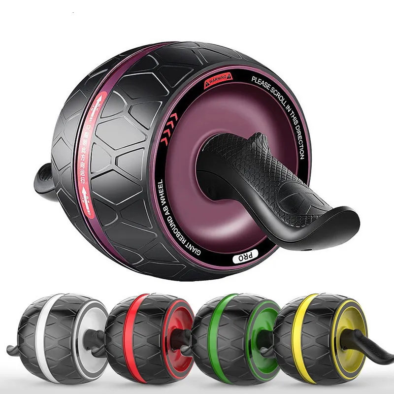 Abdominal Roller Machine With Sit Up Bench: Silent Abdominal Wheel ...