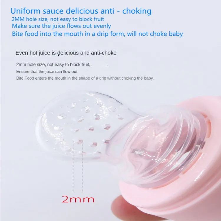 Cups Dishes Utensils Baby Feeding Bottle Teething Mesh Bag Silicone ...