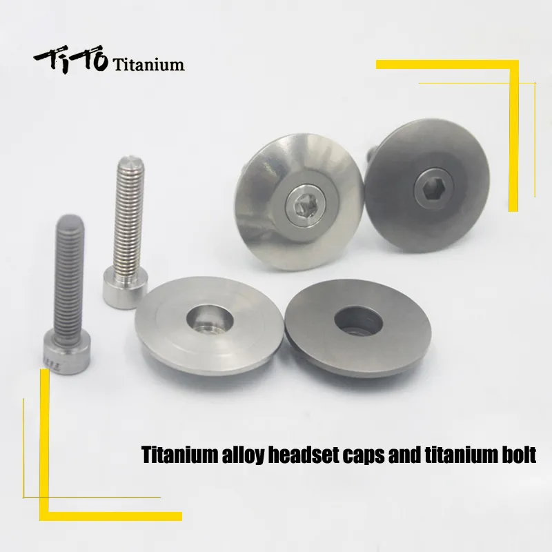 DHgate.com:CNC Top Cap and Bolt M6 30 230621 Titanium Mountain Bike ...