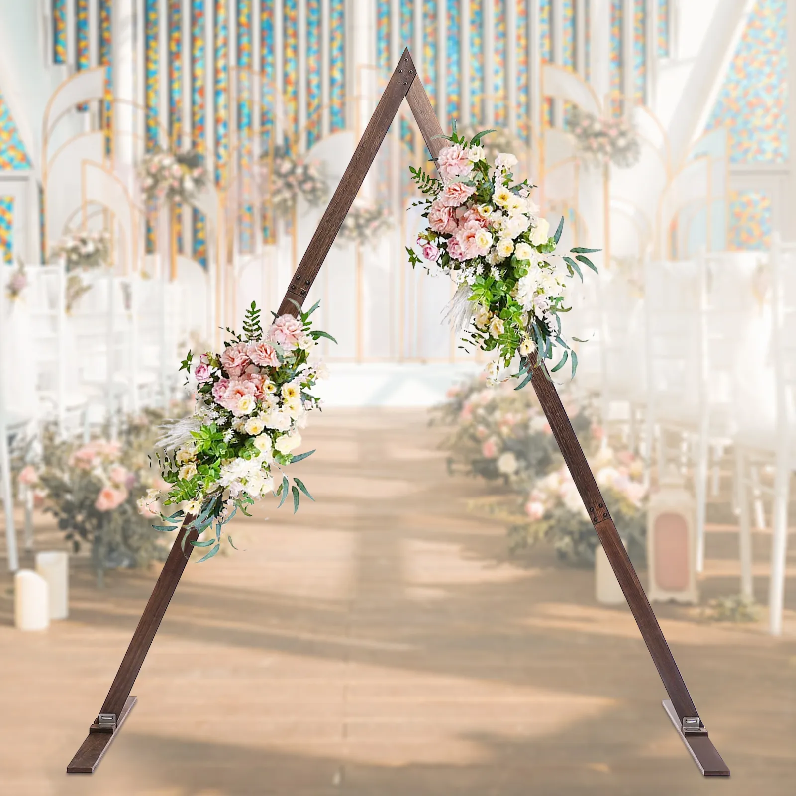 Wooden wedding backdrop 60 photos - Vianawedding.com