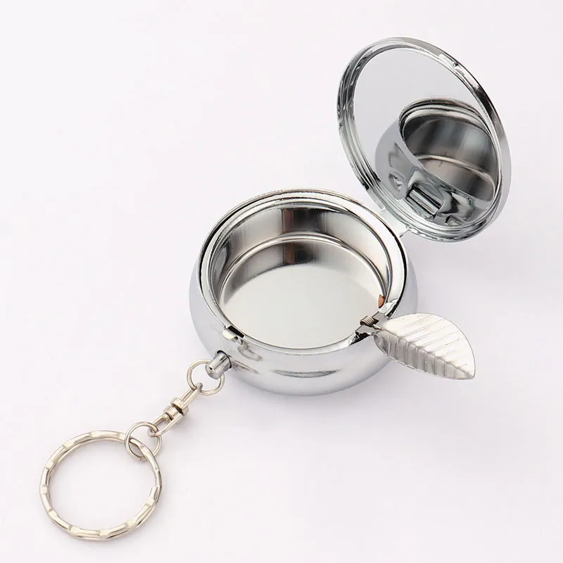 DHgate.com:Sublimation Blank Metal Pocket Round Key Chain Ashtray with ...