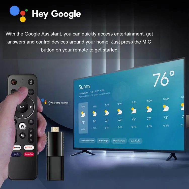IATV Q3 Stick 4K samsung tv Dongle Box with Android 10, Allwinner H313 ...