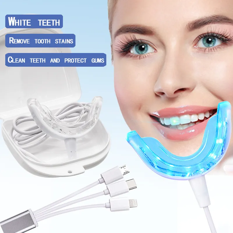 DHgate.com:Portable LED Teeth Whitening Device: USB Charging Smart ...