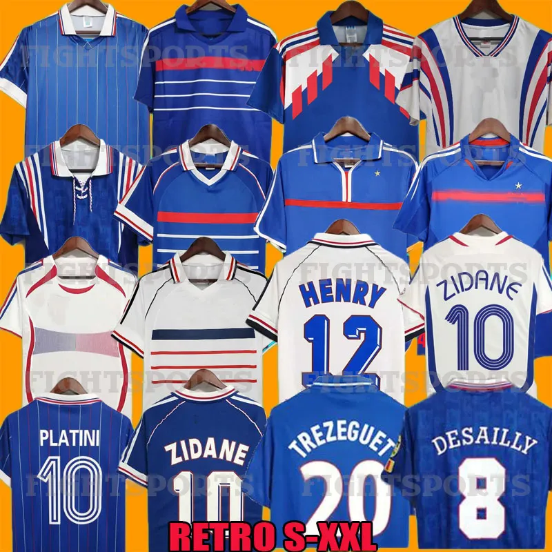 Retro Soccer Jerseys: 1982 2024 France National Team Football Shirt ...