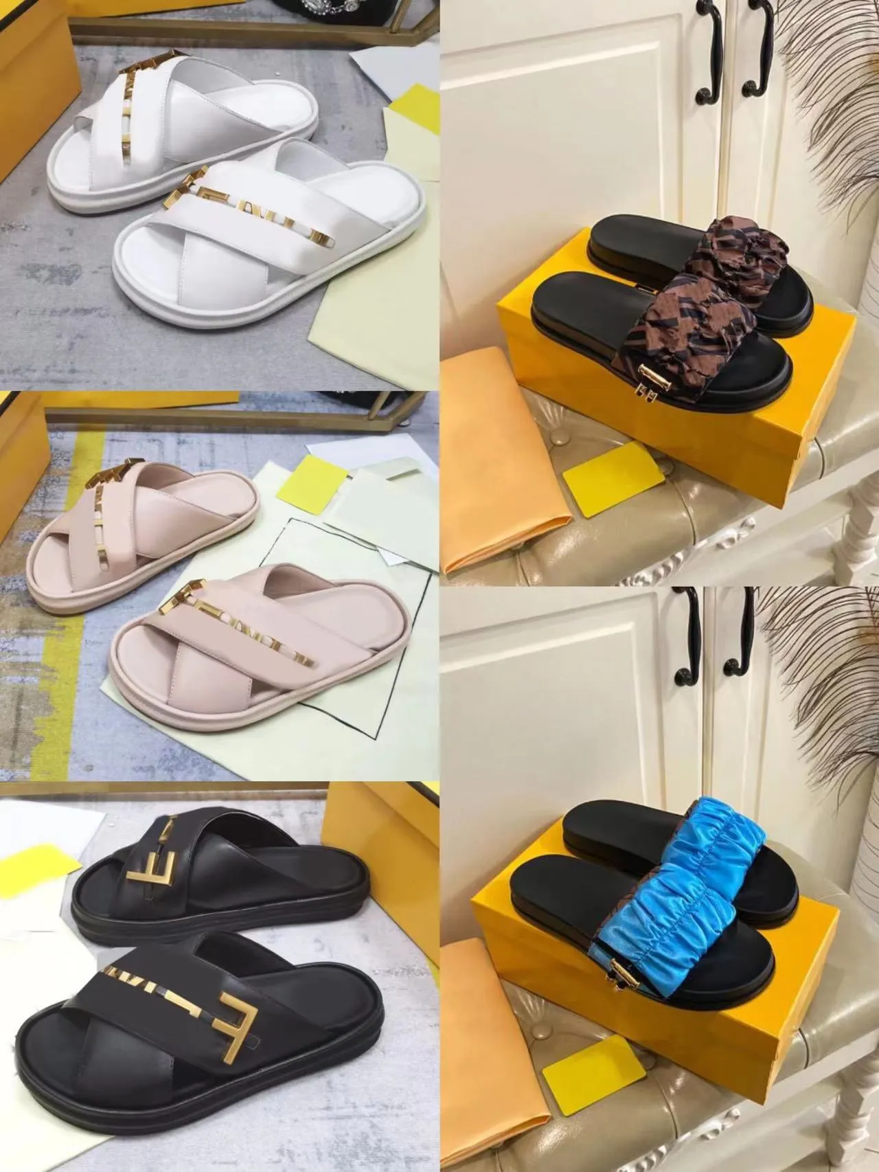 Bulk Womens Beach Sandals Designer Sandals: Stylish Flat Summer ...