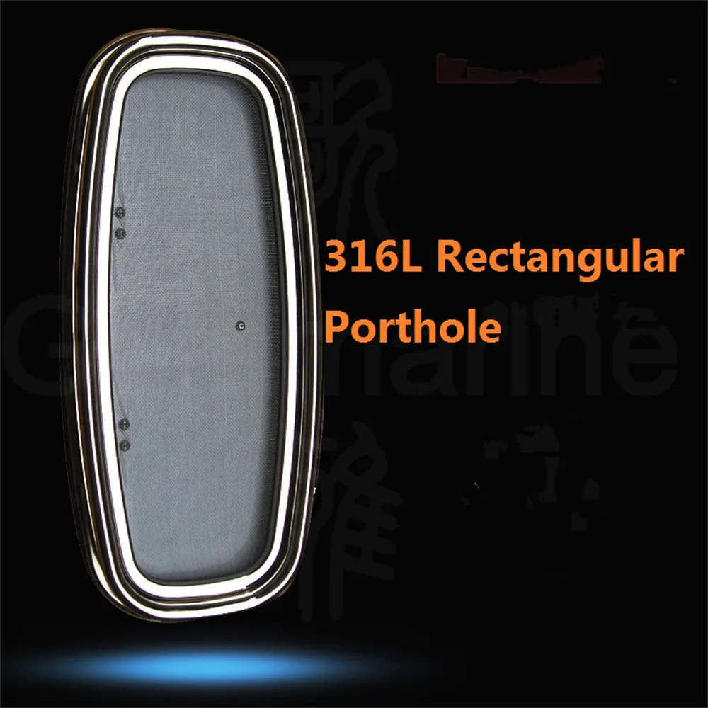 DHgate.com:Rectangular 316L Stainless Steel Marine Portlight Porthole ...