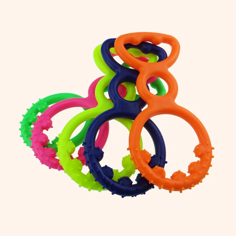 Rubber Dog Bone Toy for Pets, Strong Bite-Resistant, Cleaning Chewing ...