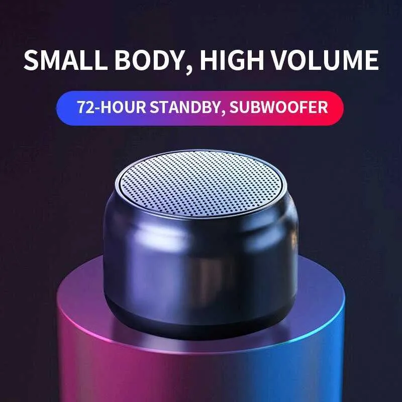 Mini Bluetooth Speaker - Portable Wireless Speaker with Subwoofer ...
