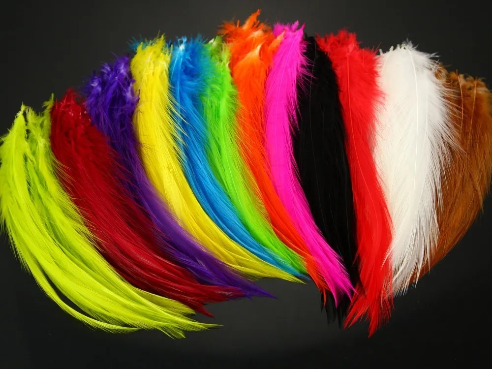 Premium Saltwater Fishing Hooks - Neck Hackle Fly Tying Feathers ...