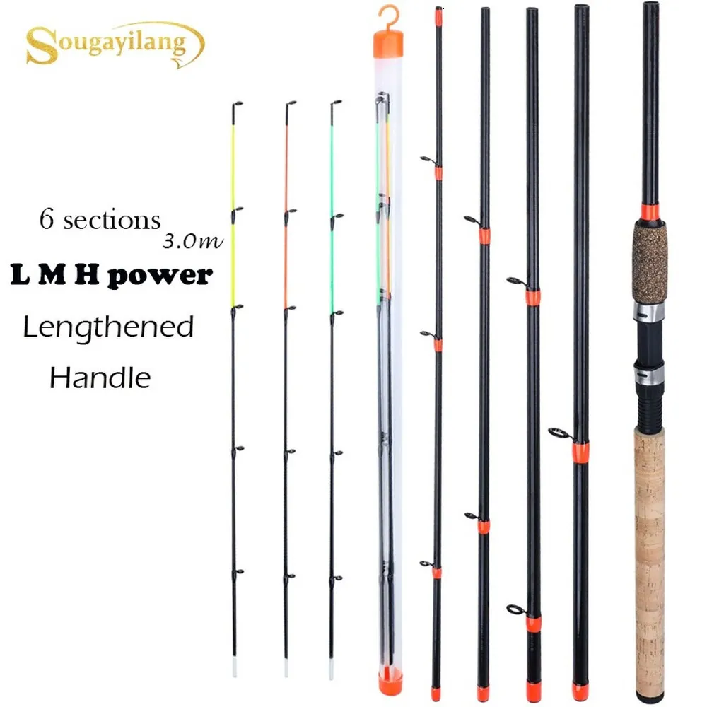 DHgate.com:Sougayilang 6-Section Carbon Fiber Spinning Rod Telescopic ...