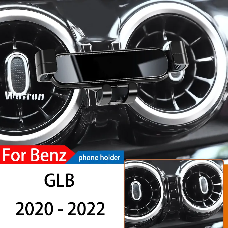Mercedes GLB X247 - Car Phone Mount - Dedicated Gravity Phone Holder ...
