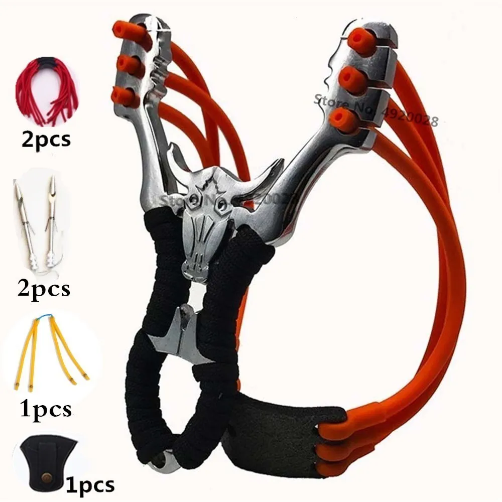 Powerful Hunting Slingshot Set - Alloy Wristband Bow, High Velocity ...
