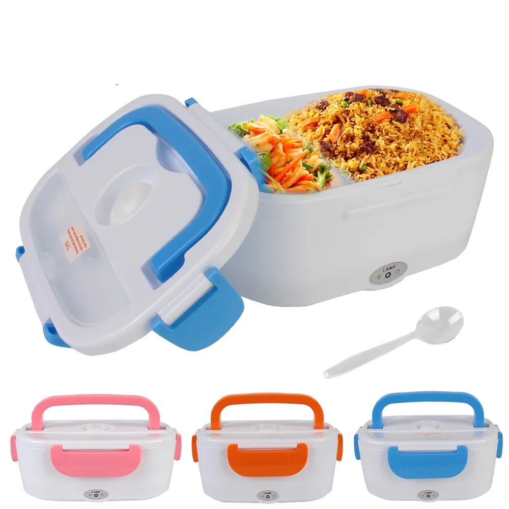 Electric Lunch Boxes: Portable Heated Food Container Stainless Steel ...