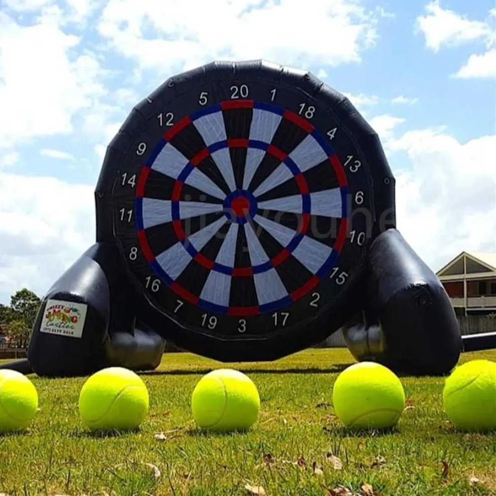 Inflatable Soccer Dartboard Game - 3M/4M/5M Giant Outdoor Sticky Target ...