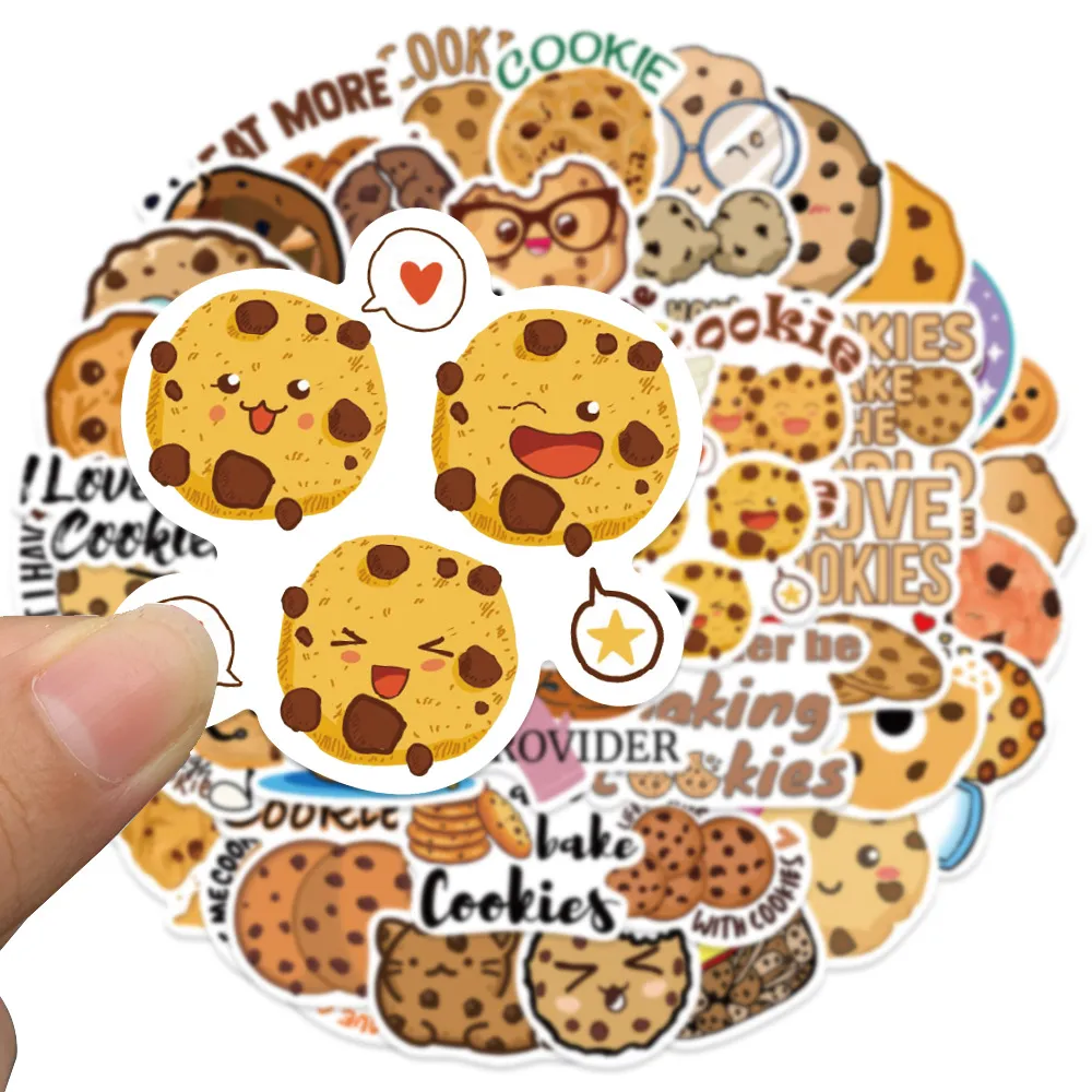 50 Ins Cookie Graffiti Cute Cartoon Animal Stickers For DIY Decoration ...