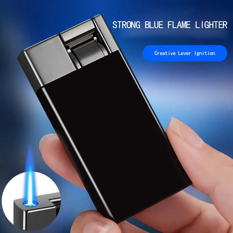 Portable Creative Ignition Jet Flame Visible Gas Lever Window Windproof ...