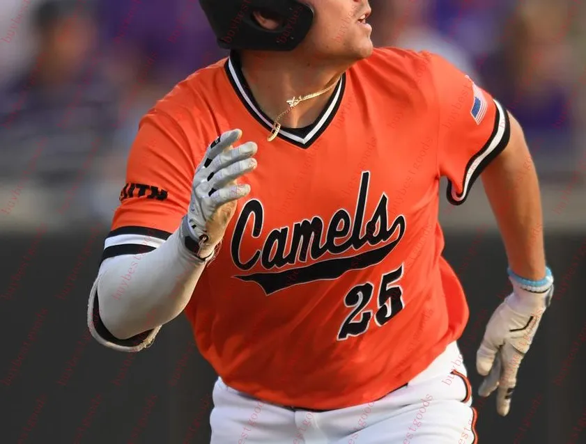 Custom Campbell Baseball Jersey Daniel Brown Andrew Schuldt Dalen ...