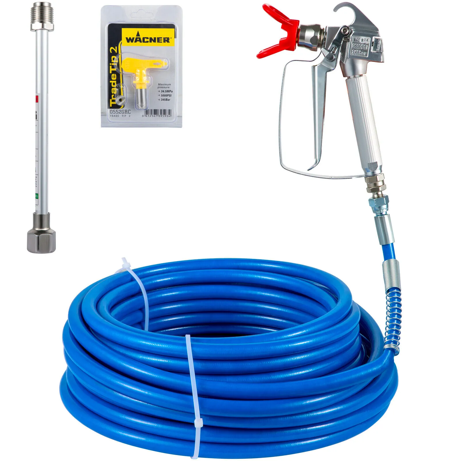 DHgate.com:VEVOR Airless Paint Spray Hose Kit 50ft 1/4" Swivel Joint ...