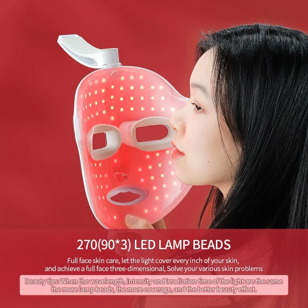 DHgate.com:7 Colors LED Face Mask, USB Charge Wireless Facial Beauty ...