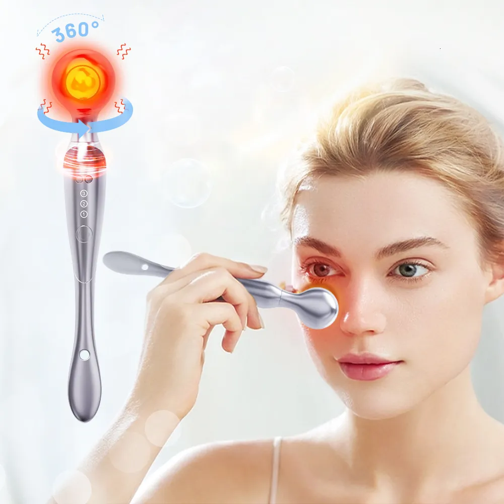 Electric Eye & Face Massager - Thermal Vibration, Red Light Therapy ...