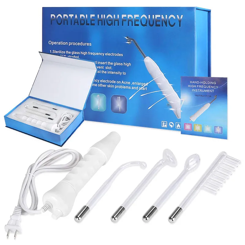 4-in-1 High Frequency violet wand electrodes for Anti-Wrinkle Skin Care ...